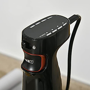 HOMCOM Immersion Hand Blender, 400W 4-in-1 Handheld Stick Blender with Adjustable Speed, 500ml Chopper, Egg Whisk, 800ml Measuring Cup, and Stainless Steel Blades, Silver/Black