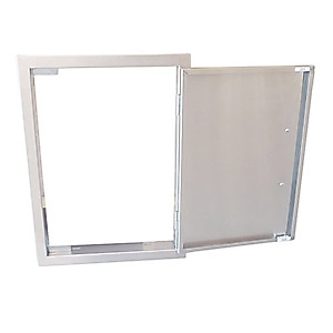Sunstone BA-DV1420 Beveled Frame Vertical Single Access Door, 14" by 20"
