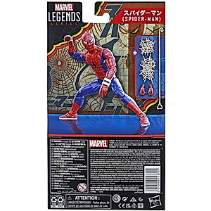 STAR WARS Marvel Legends Series Spider-Man 60th Anniversary Japanese Spider-Man 6-inch Action Figures, 6 Accessories