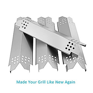 BBQration Stainless Steel Replacement Kit for 4-Burner Nexgrill 720-0830H, 720-0888, 720-0894F, Replacement Parts for Home Depot Nexgrill 720-0830H, Burner Tubes, Heat Shield Tent and Igniters Kit