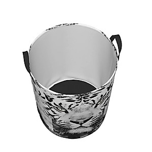 Tiger Laundry Hamper Cool Laundry Baskets Large Animal Hampers Toy Organizer Hamper Bag Dirty Clothes Storage Bin