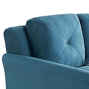Lifestyle Solutions Harrington Loveseat, Blue