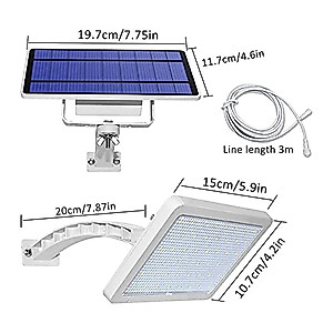 KLFJFD Solar Lights Outdoor,48 LEDs Solar Light for Outdoor Garden Wall Yard LED Security Lighting with Adjustable Lighting Angle,for Home Garden