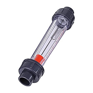 Deosdum 60‑600L/H Plastic Tube Liquid Water Rotameter LZS‑15D Flow Meter