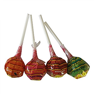 Chupa Chups Lollipops - 16 Pieces, Fresh Fruit Flavored, 6.77 Ounce Total Weight