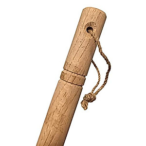 Garden Guru Hand Rake Cultivator Claw Soil Tiller - Military Grade Steel - Rust Resistant - 5 Tine Japanese Ninja Claw - Comfortable Wood Handle - Perfect Pulverized and Aerated Soil