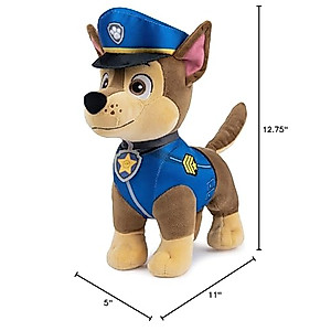 GUND PAW Patrol Chase in Heroic Standing Position, Premium Stuffed Animal for Ages 1 and Up, 12”