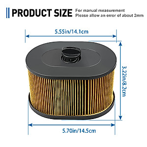 Yerbay air filter for Husqvarna and Partner K970 K1260 510244103 510244101 Cut-Off Saw and Chain Saw