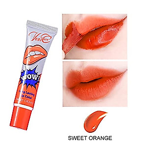 6 Colors Lip Stain Gloss Tattoo Magic Color Peel Off Mask Tint Long Lasting Waterproof Lip Gloss VeniCare