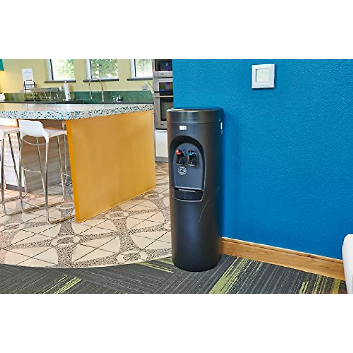 Aquverse Commercial Grade Bottleless Hot & Cold Water Cooler Dispenser with Filter, Black | NSF and UL/Energy Star Certified (A3500-K)