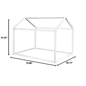 Signature Design by Ashley Flannibrook Contemporary House Bed Frame, Full, White