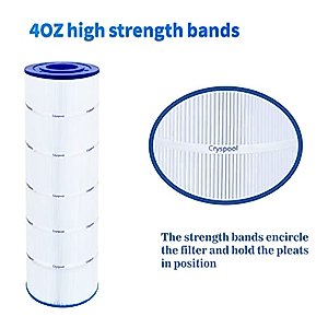 Cryspool Pool Filter Compatible with CX2020RE, PWWPC200,Pro Clean 200,817-0200P,CX1900RE，C-8420, FC-1211, 200sq.ft, 1 Pack