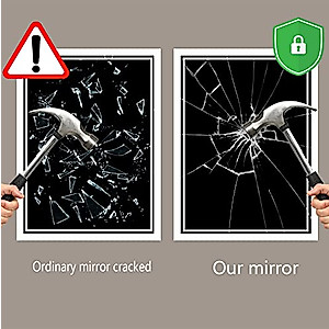 Msrorriw 24 x 32 Inch Bathroom Mirror with Lights for Wall Large Anti-Fog Led Lighted Wall-Mounted Vanity Mirrors Dimmable Back-lit Makeup Mirror (24" x 32", Rectangle)