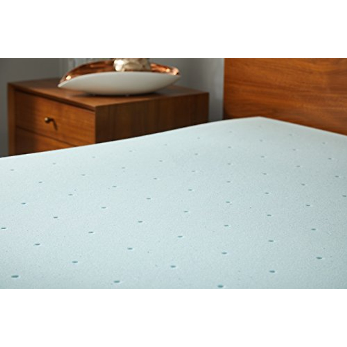 Bedsy Sleep 3" Gel Memory Foam Mattress Topper, Soft, Twin