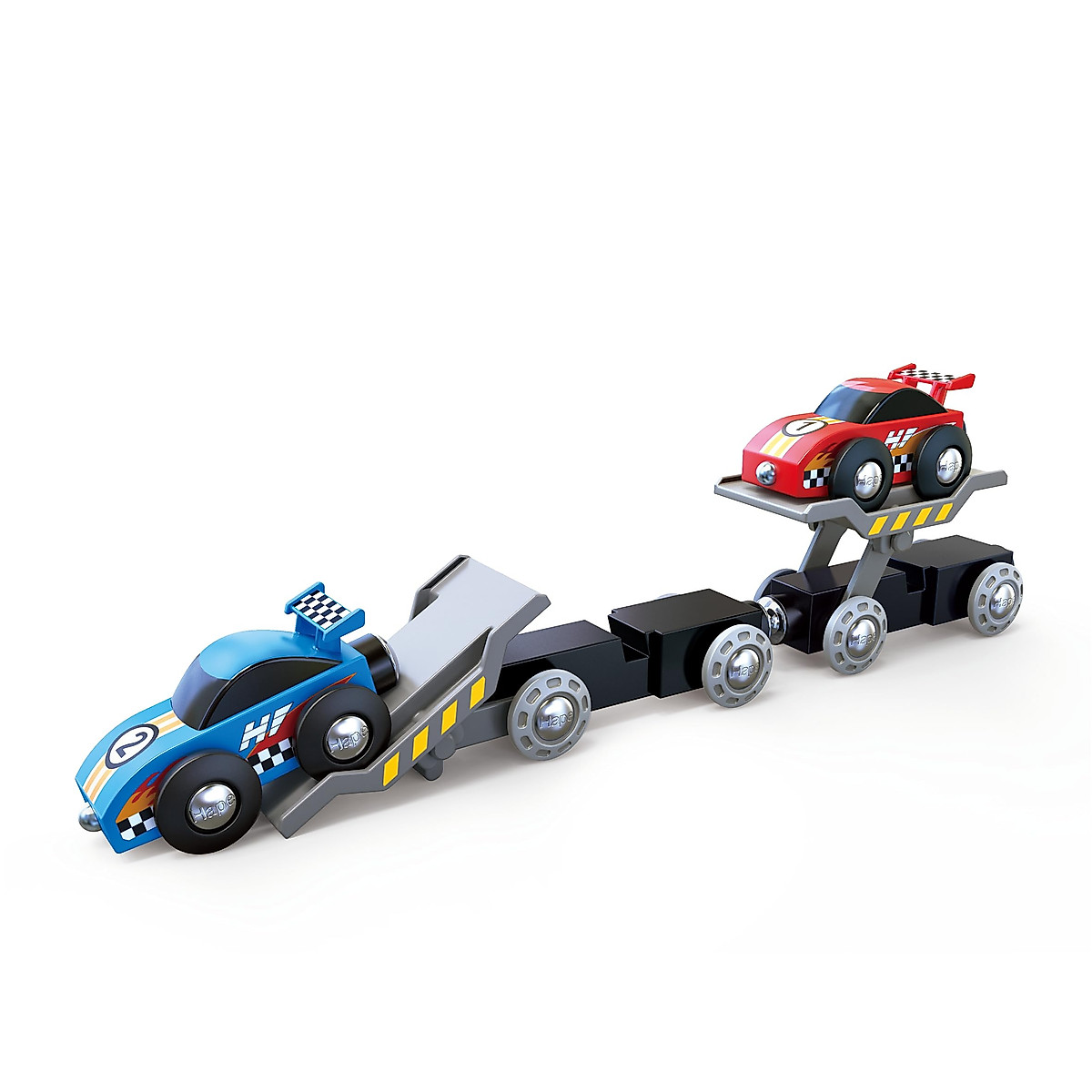Hape Race Car Transporter, L: 11, W: 2, H: 1.5 inch