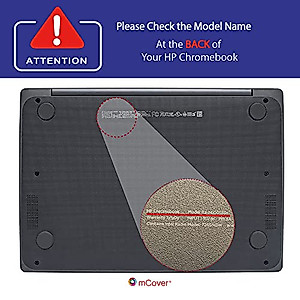mCover Case Compatible for 2018~2020 11.6" HP Chromebook 11 G6EE / G7EE / 11a-NBxxxx Series laptops ONLY (NOT Fitting Any Other HP Models) - Red