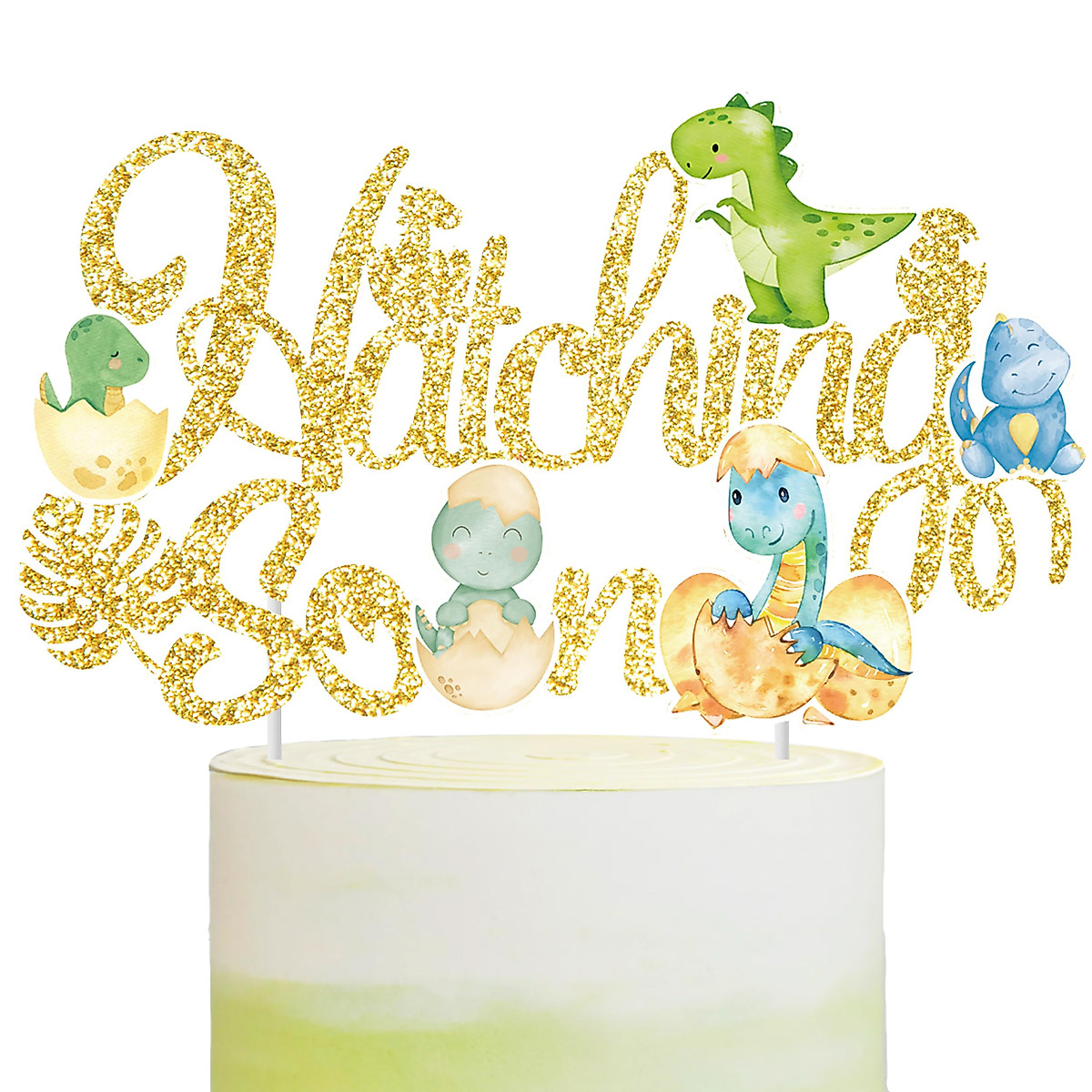 Dinosaur Baby Shower Decoration for Boy Dinosaur It's A Boy Banners Dinosaur Theme Hatching Soon Cake Cupcake Toppers Balloons for Dino Theme Birthday Pregnancy Celebration Party Decorations