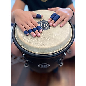 Eucatape Eucalyptus Infused Hand Drumming Tape - Helps Protect Hands from Blisters Cuts Dry Skin, Better than Drum Gloves for Drum Sets Sticks Percussion (1 Pack, Navy)