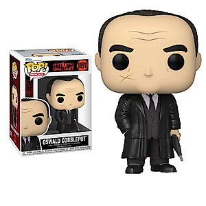 The Batman - Oswald Cobblepot Funko Pop Protector Bundle - Oswald Cobblepot Pop Figurine 3.75 Inch Movies: The Batman with Clear Plastic Pop Protector Case