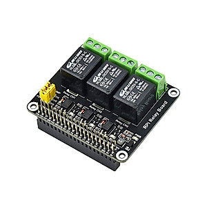 Ingcool Compatible with Raspberry Pi Expansion Board Power Relay Module Kits for Raspberry Pi 4B/3B+/3B/2B/ A+/B+ 5A 250V AC/ 5A 30V DV