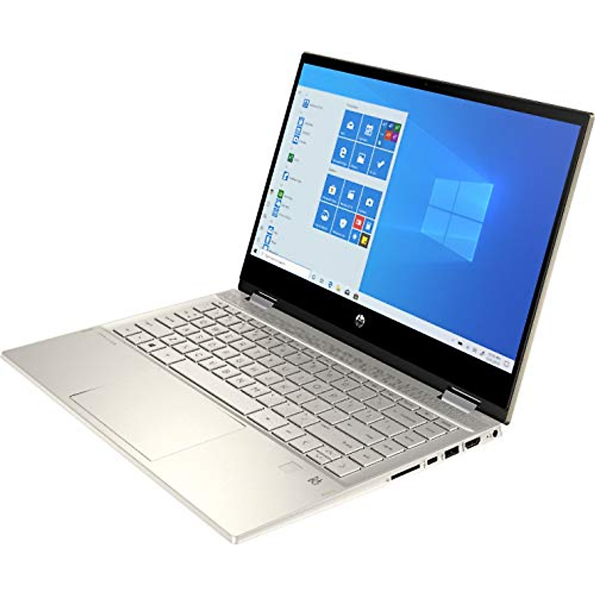 2020 HP Pavilion x360 14" FHD WLED Touchscreen 2-in-1 Convertible Laptop, Intel Core i5-1035G1 up to 3.6GHz, 8GB DDR4, 256GB SSD, 802.11ac, Bluetooth, Webcam, HDMI, Fingerprint Reader, Windows 10