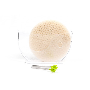 HONEYCOMB AFTERNOON Rice Paper Water Bowl - Rice Paper Holder Water Dipping Bowl, BPA Free, Reusable, Space-Saver - Spring Roll Summer Roll Wrappers Holder - Complete with Silicone Tongs