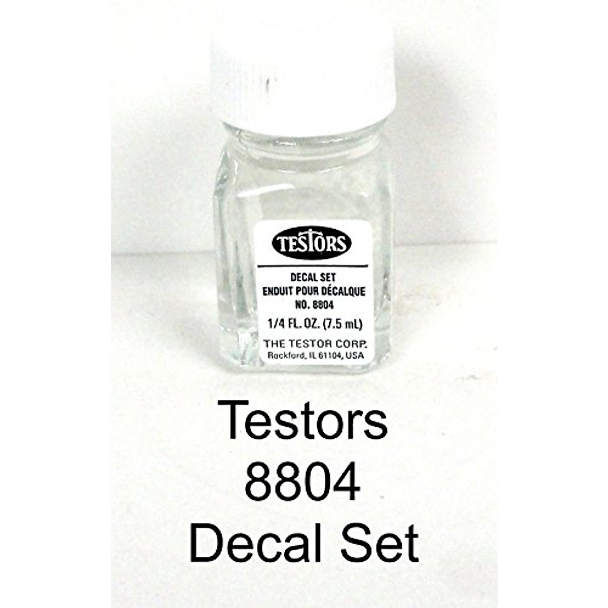 Testors 8804 Decal Set 1/4 oz Bottle of Solvent ,#G14E6GE4R-GE 4-TEW6W290464