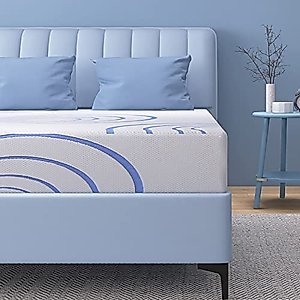 Vyfipt Twin Size Memory Foam Mattress 8 Inch Bed in a Box Bamboo Charcoal Infused Gel Foam Cooling Medium Firm Mattress - Breathable - No Box Spring Needed – Twin,8 Inch