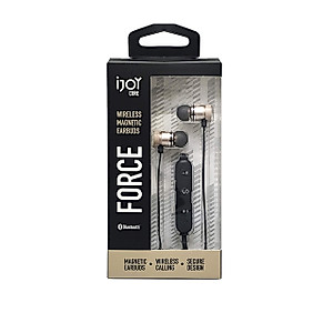 iJoy Bluetooth Wireless Sport Earbuds IPX4 Sweatproof Sport Headphones with Microphone, Noise Cancelling Earphones, Noise Cancelling Headset for Workout, Running, Gym