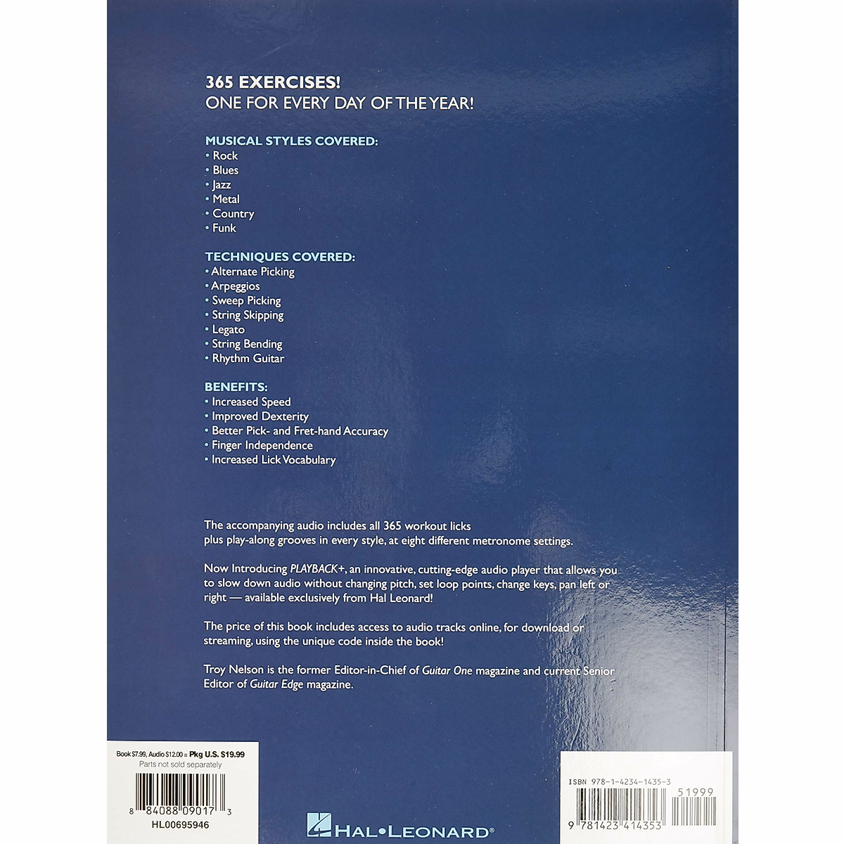 Guitar Aerobics: A 52-Week, One-lick-per-day Workout Program for Developing, Improving and Maintaining Guitar Technique Bk/online audio