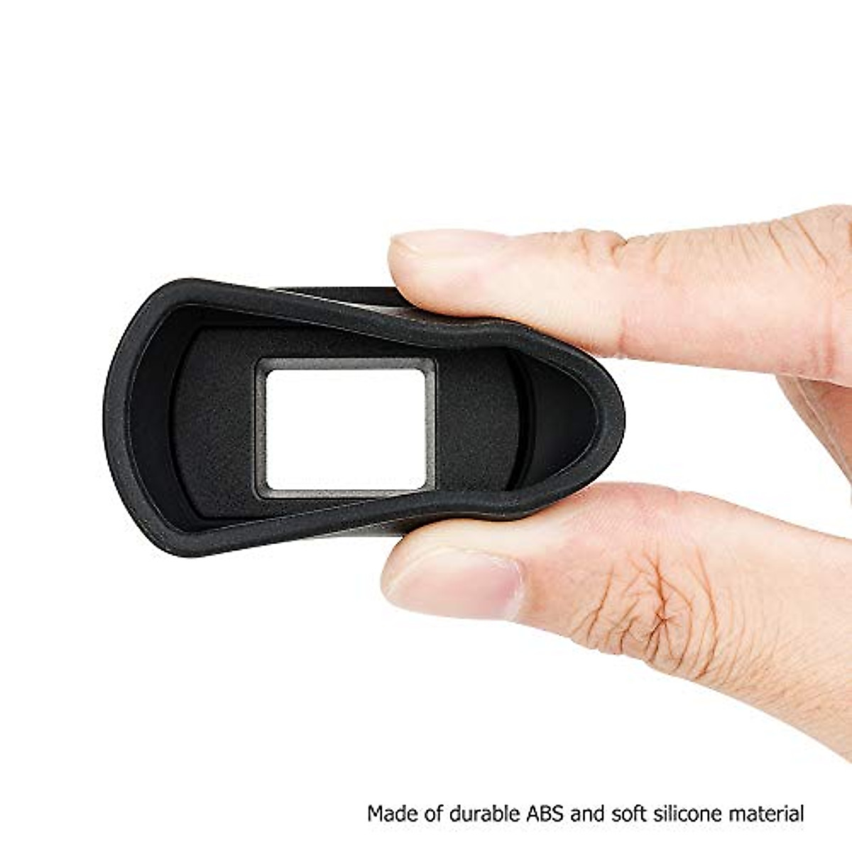 Kiwifotos Long Soft Viewfinder Eyecup Eyepiece for Canon EOS 90D 80D 70D 60D 77D 6D Mark II 5D Mark II Rebel T7 T6 T5 T100 T8i T7i T6s T6i T5i T4i T3i T2i T1i SL3 SL2 SL1 4000D 50D 40D 30D and More