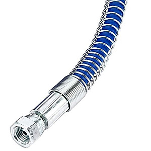 50ft x 1/4" Airless Paint Spray Hose, Blue Color 15m Light Flexible Fiber Tube, High Pressure Sprayer Tube (15m)