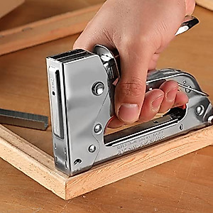 Arrow JT27 Light Duty Staple Gun Kit, Thin Wire Stapler with 2000 Pieces JT21 3/8" Staples, Lightweight Chromed-Steel Housing