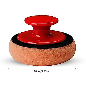 6PCS Car Wax Applicator Pads Kit, Soft Sponge Applicators Foam Waxing Pad with Grip Handle for Car Polishing and Cleaning