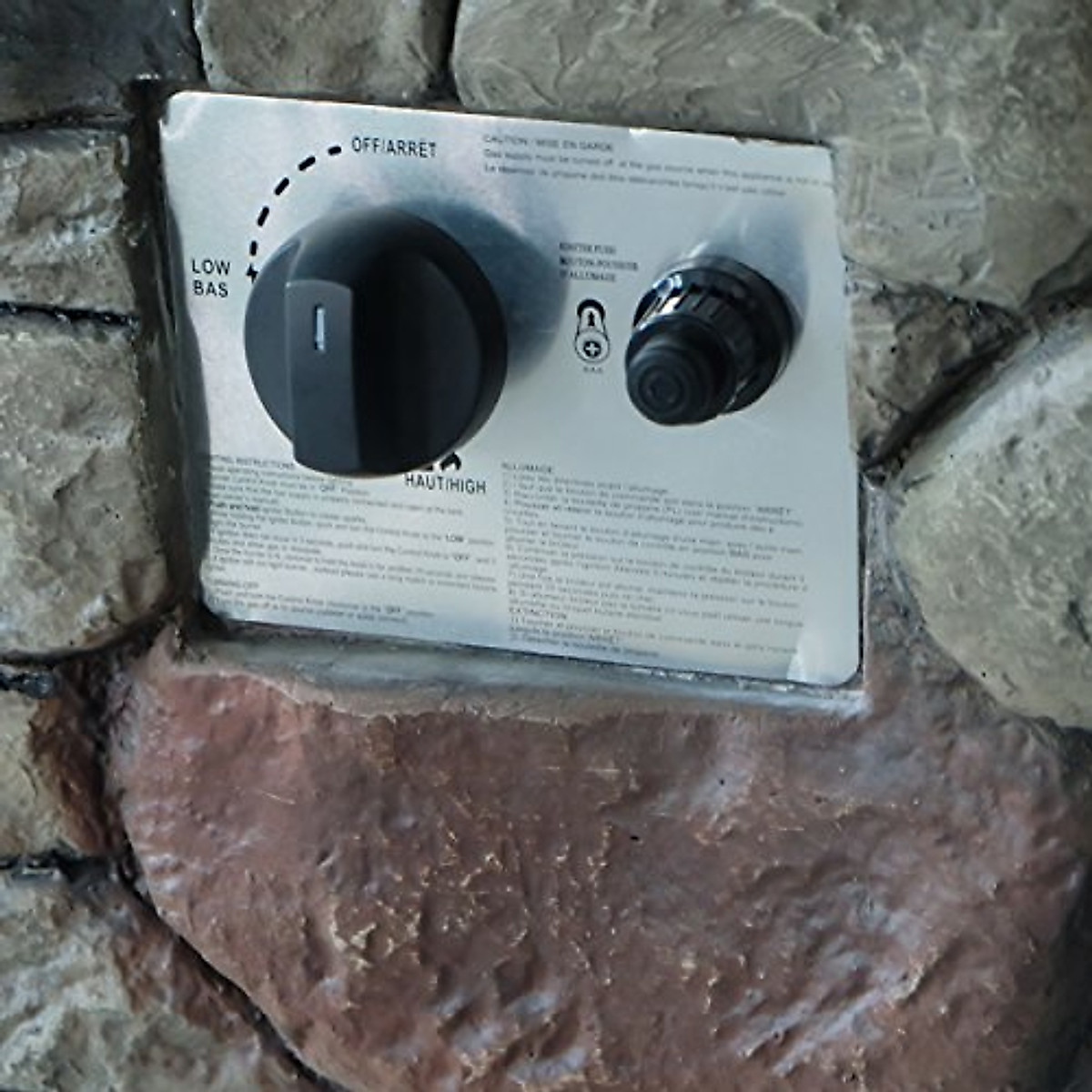 Christopher Knight Home Carson Outdoor Square Fire Pit - 40,000 BTU, Stone Finish