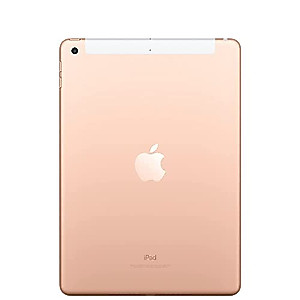 Apple 9.7in iPad (6th Generation, 128GB, Wi-Fi + 4G LTE, Gold) (Renewed)