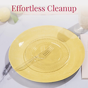 Prestee 100 Clear Plastic Forks, Plastic Forks Heavy Duty, Clear Forks Silverware, Plastic Cutlery, Disposable Forks Pack, Bulk Disposable Flatware, Plastic Utensils Set, Disposable Silverware Cutlery