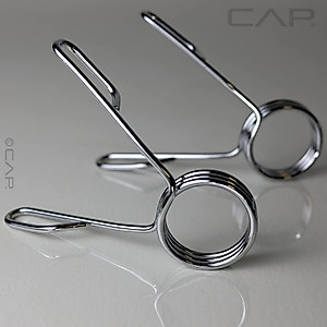 CAP Barbell 165 LB Olympic Grip Plate Set with 7 FT Olympic Bar and Collars