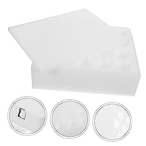 Uonlytech Refrigerator Containers Egg Cartons Fridge Containers Desk Tray Containers for Fridge Kitchen Egg Container Portable Egg Tray Egg Holder White Egg Rack Pearl Cotton Egg Shape