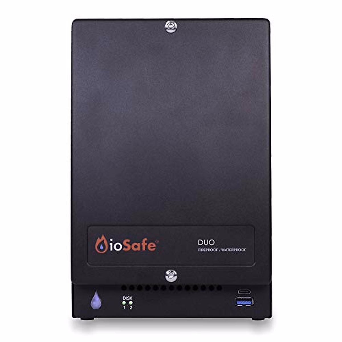 ioSafe Duo RAID 1 USB 3.2 Fireproof/Waterproof Desktop Hard Drive (16TB (2x8TB))