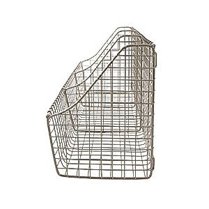 Spectrum Diversified Wall Mount Triple Storage Basket, Satin Nickel