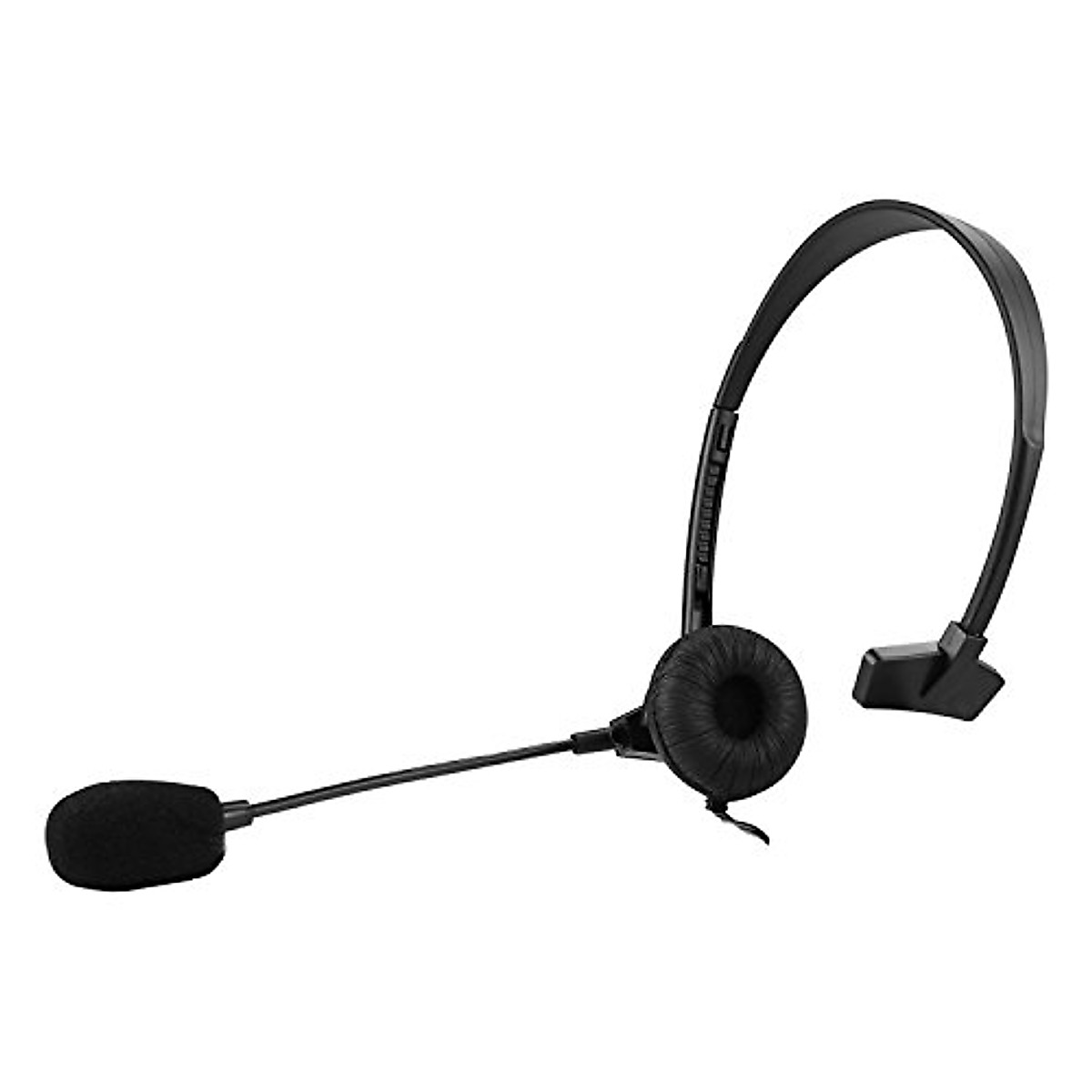 Cellet Premium Mono 3.5mm Hands-Free Headset with Boom Microphone- 5ft Long Wire with Universal Compatible for Apple iPhone, Samsung, LG Motorola with 3.5mm Audio Headphone Jack Input