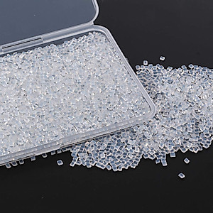 4600Pcs Italian Keratin Glue Granule Pellets Transparent Keration Glue Granule Bead for Hot Fusion Nail/I Tip Hair Extensions