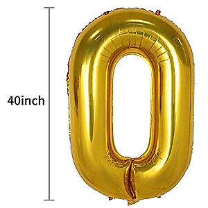 40inch Gold Number 50 Balloon Party Festival Decorations 50th Birthday Anniversary Jumbo foil Helium Balloons Party Supplies Props for Photos