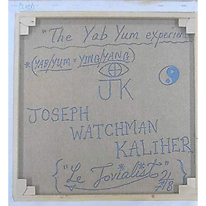 Joseph KALIHER (Texas 1970) THE YAB YUM (YIN YANG) EXPERIENCE OLIO su TELA 50x50