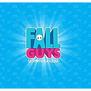 FALL GUYS Moose Toys Original Blue Bean Skin Official Collectable 12" Super Soft Cuddly Deluxe Plush Toys from The Ultimate Knockout Video Game 3 Characters to Collect Series 1,62550