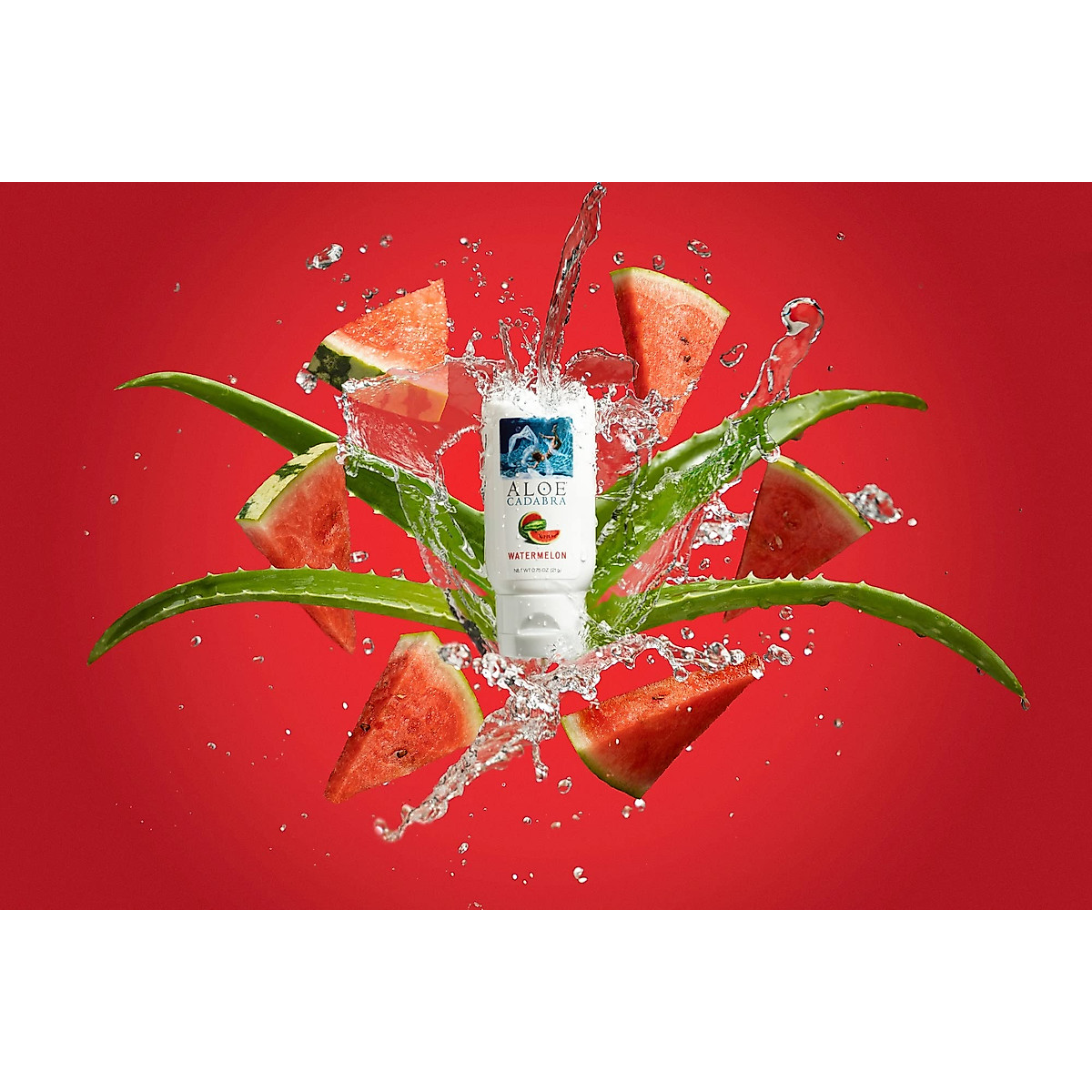 Aloe Cadabra Personal Lube, Organic Lubricant for Her, Him & Couples, Watermelon 2.5 Ounce