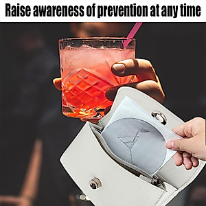 Drink Protective Cap 100 Pack, drink covers for alcohol protection, Keeps Unwanted Items From Getting Into Drink Cups, Fits Most Cup Sizes (100)