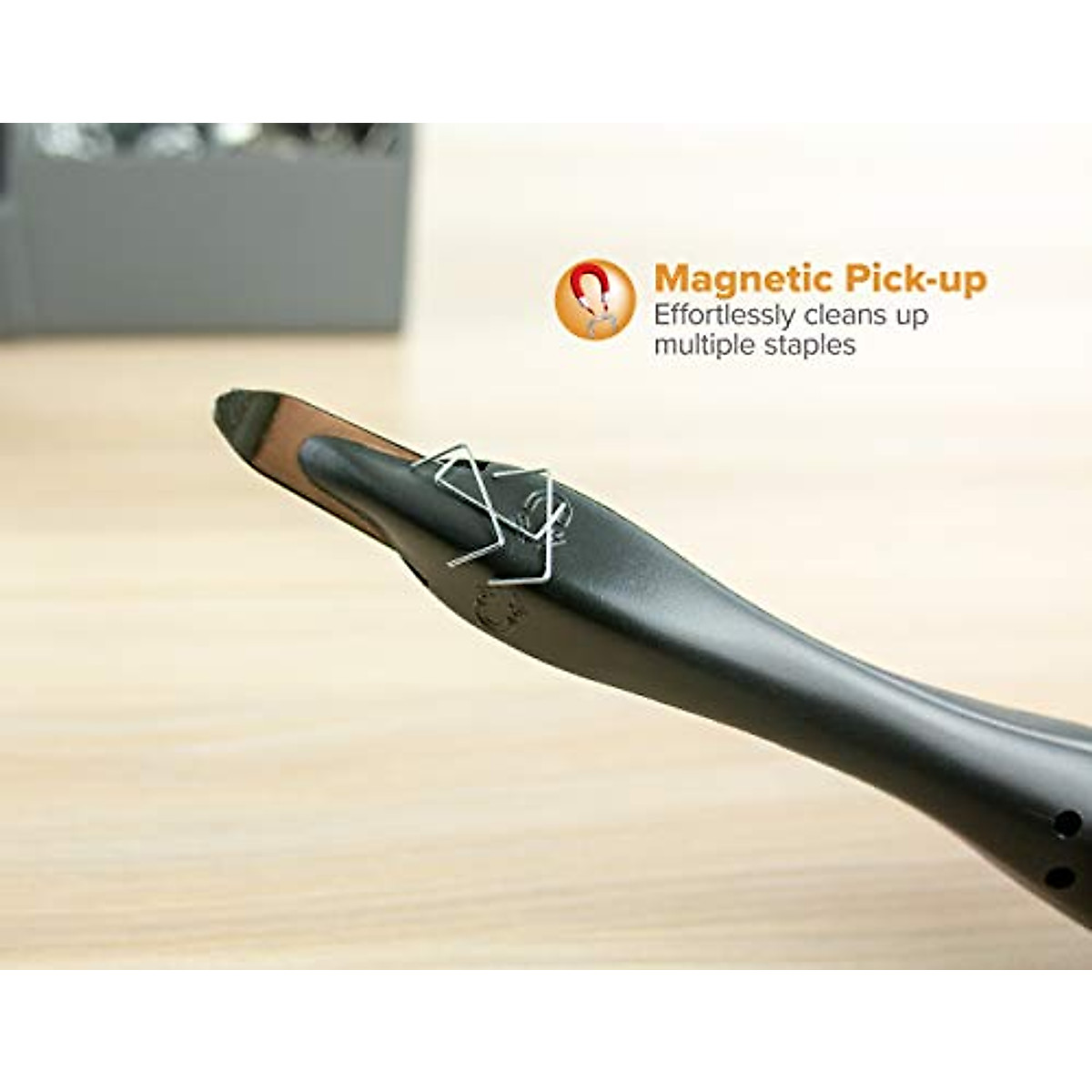Bostitch Office Easy Staple Remover, Magnetic Tip, 3-Pack, black magnet - 3 pack (40000M-BLK-3PK)