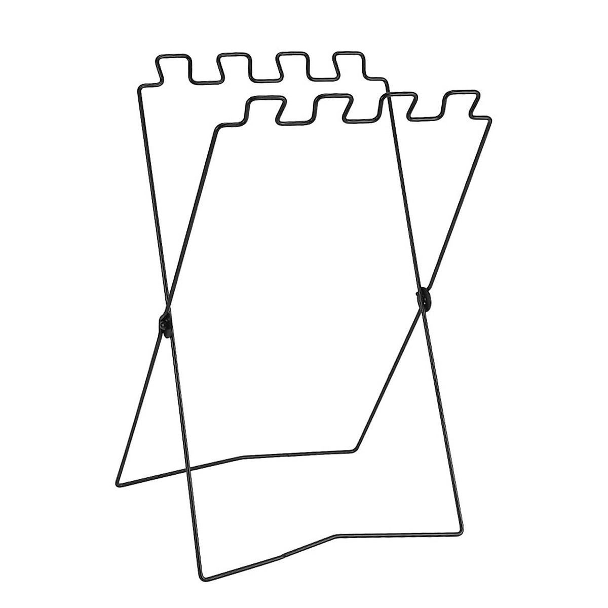 Trash Bag Holder, Outdoors Portable Trash Bag Rack, Durable Garbage Bag Shelf, Kitchen Stand Holder, Multifunctional Desktop Trash Bag Holder, Folding Garbage Holder Stand for Camping Picnic(Black)